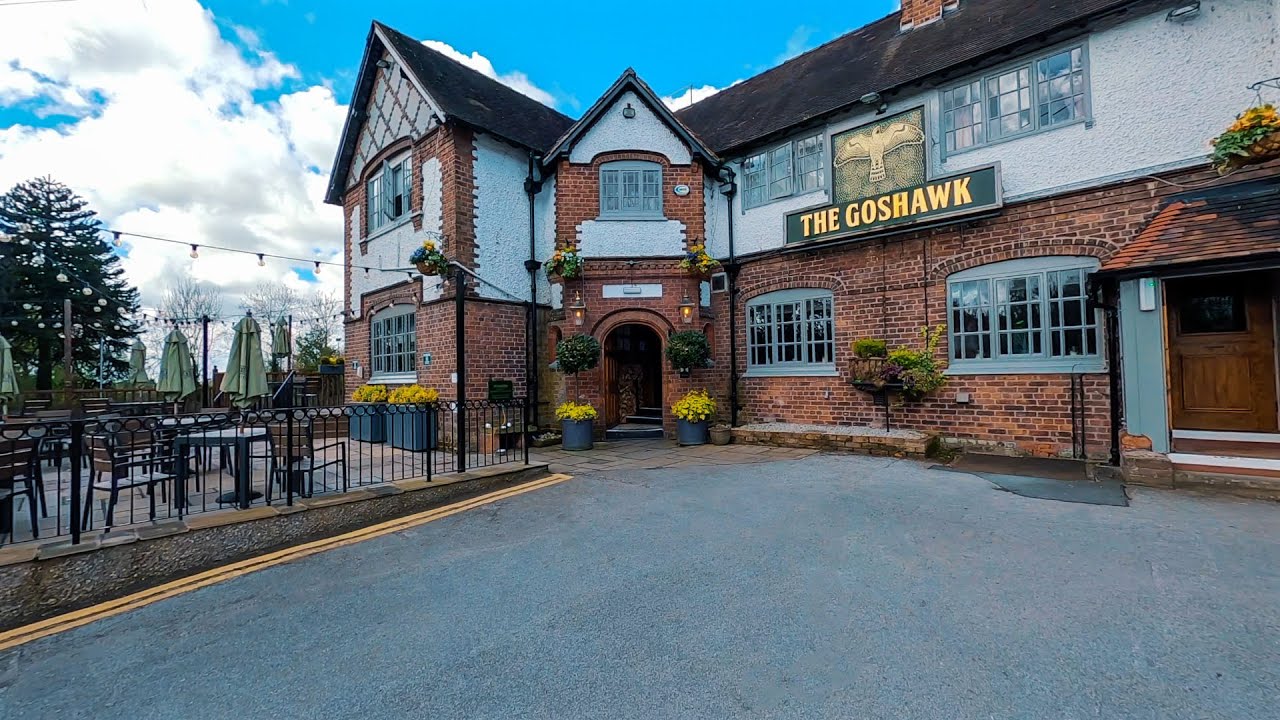 The Goshawk, Country Pub, Mouldsworth, Cheshire - FPV Tour - YouTube