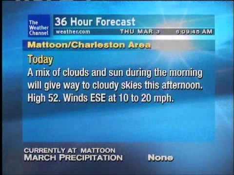 WeatherSTAR XL 3/3/11 608AM In The Spot Light - Ben Kopec - YouTube