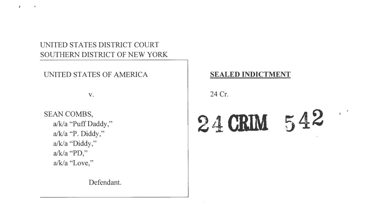 Reading Unsealed Sean Combs (DIDDY) INDICTMENT - YouTube