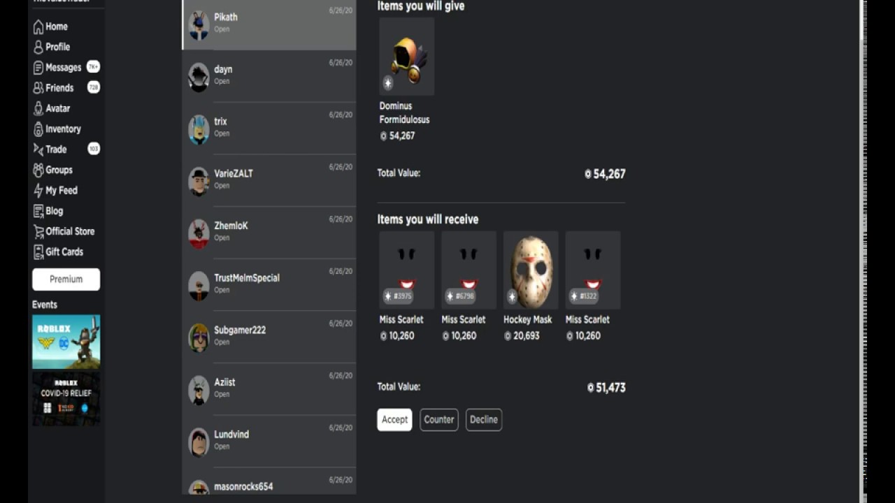 Roblox Trade Nasıl Yapılır (Detaylı anlatım)+(Taktikler) - YouTube