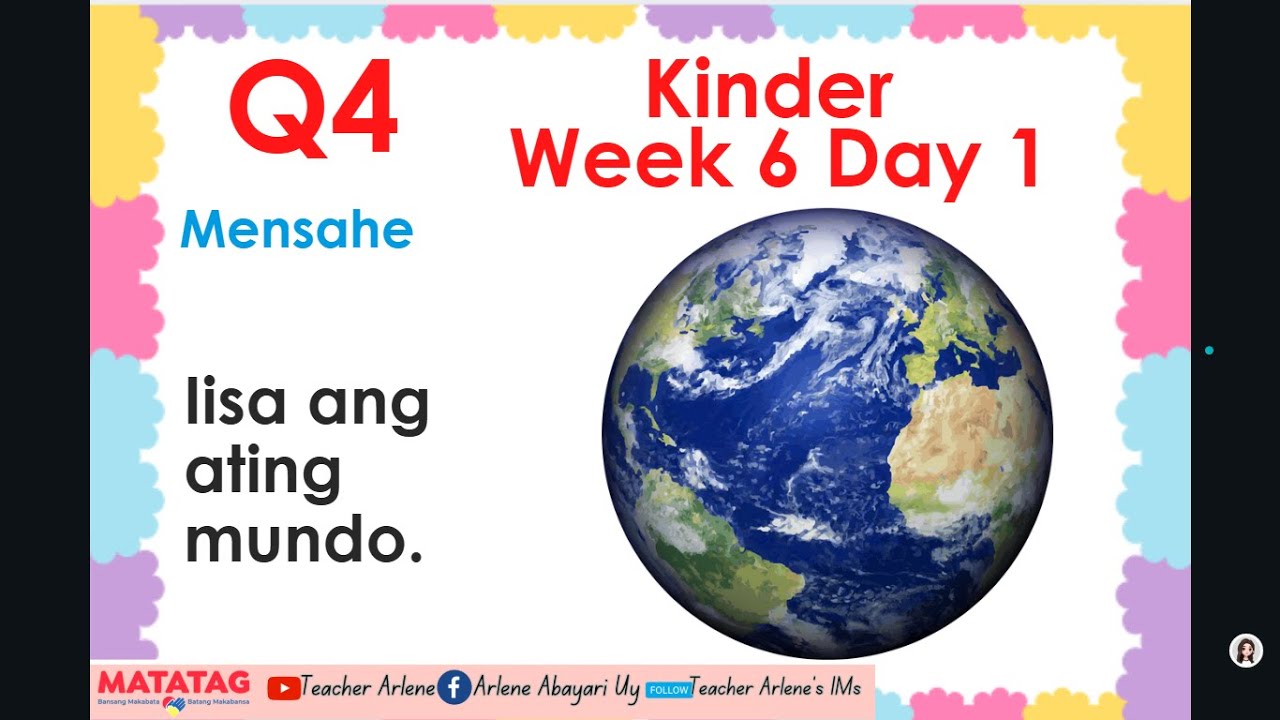 Quarter 4 Kinder Week 6 Day 1 Si Inggolok at ang Planetang Pakaskas ...
