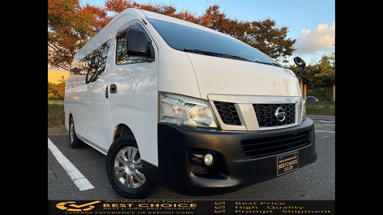 NISSAN NV350 CARAVAN 2013 YEAR 4WD DIESEL TURBO SUPER LONG WIDE 日産 NV350キャラバン スーパーロングワイドDX 4WD ...