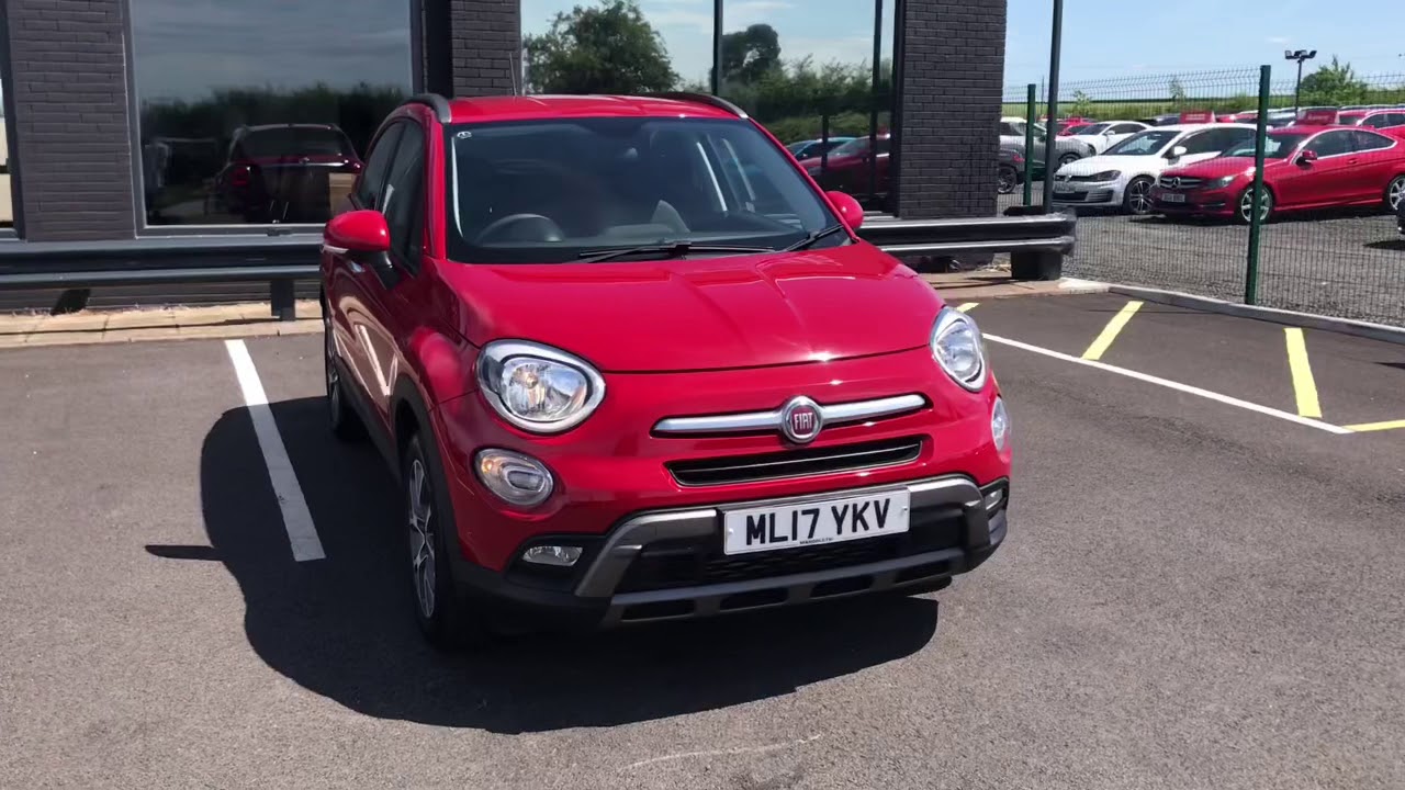 2017 fiat 500X 2.0 140BHP red - YouTube