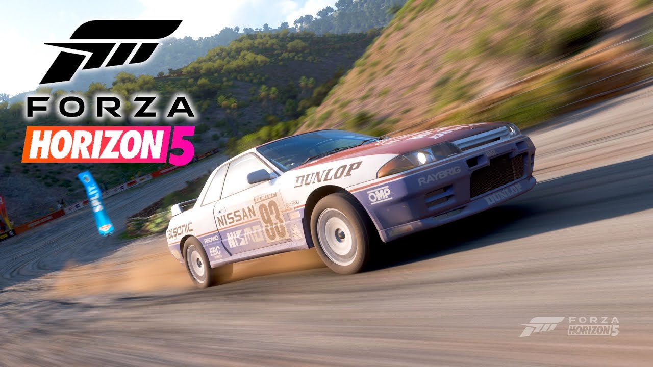 Un Nissan Skyline R32 en un rally - Forza Horizon 5 - YouTube