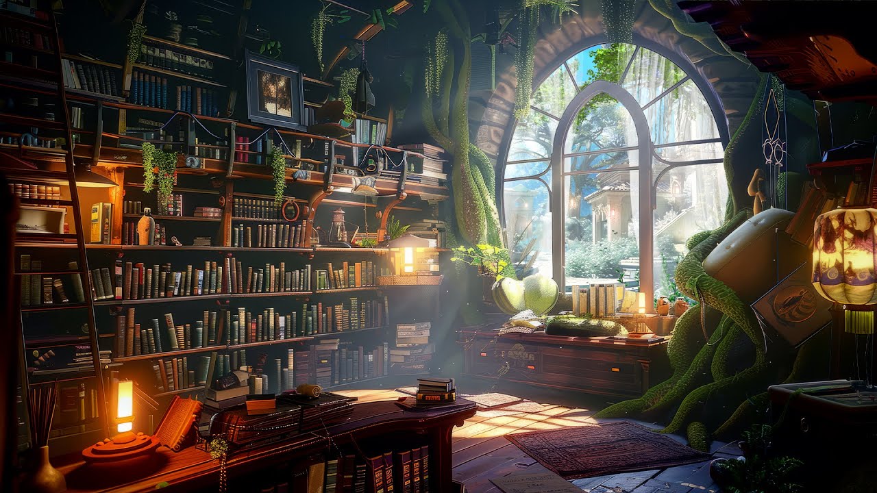 Magic Bookstore in the Woods Vol.1 - Iroh's Bookstore - Relaxing Nature ...