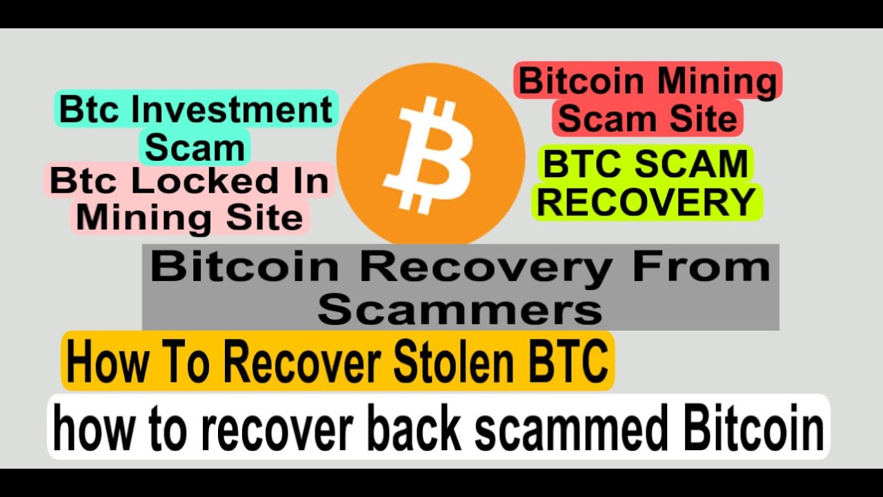 How to Recover Btc from Scammers | Bitcoin Recovery | How do I Recover ...