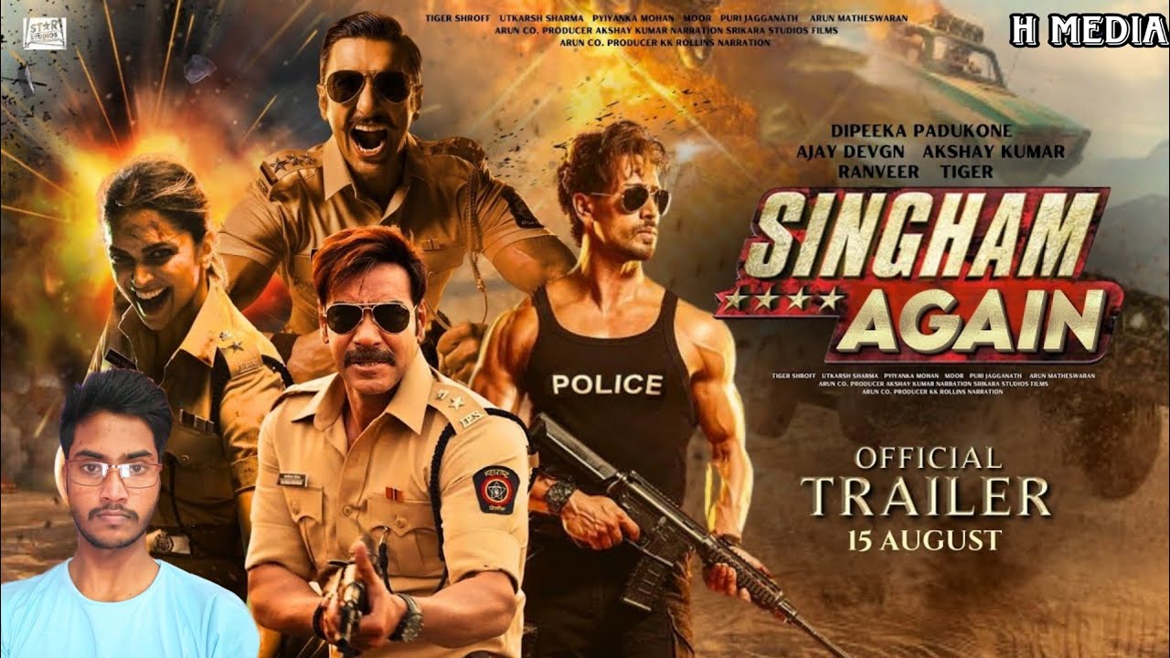 Singham 3 - Official Trailer | Ajay Devgan |Akshay Kumar | Tiger Shroff ...