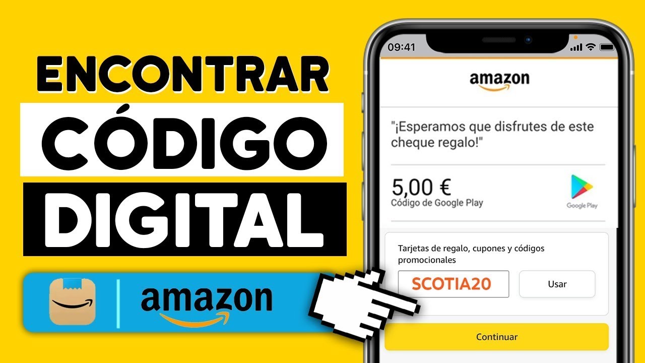 📲 Dónde Encontrar el Código Digital en Amazon (MÓVIL 2024) - YouTube