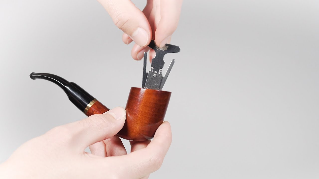 Stainless Steel Tobacco Pipe Reamer Tool - Clean Excess Cake - YouTube