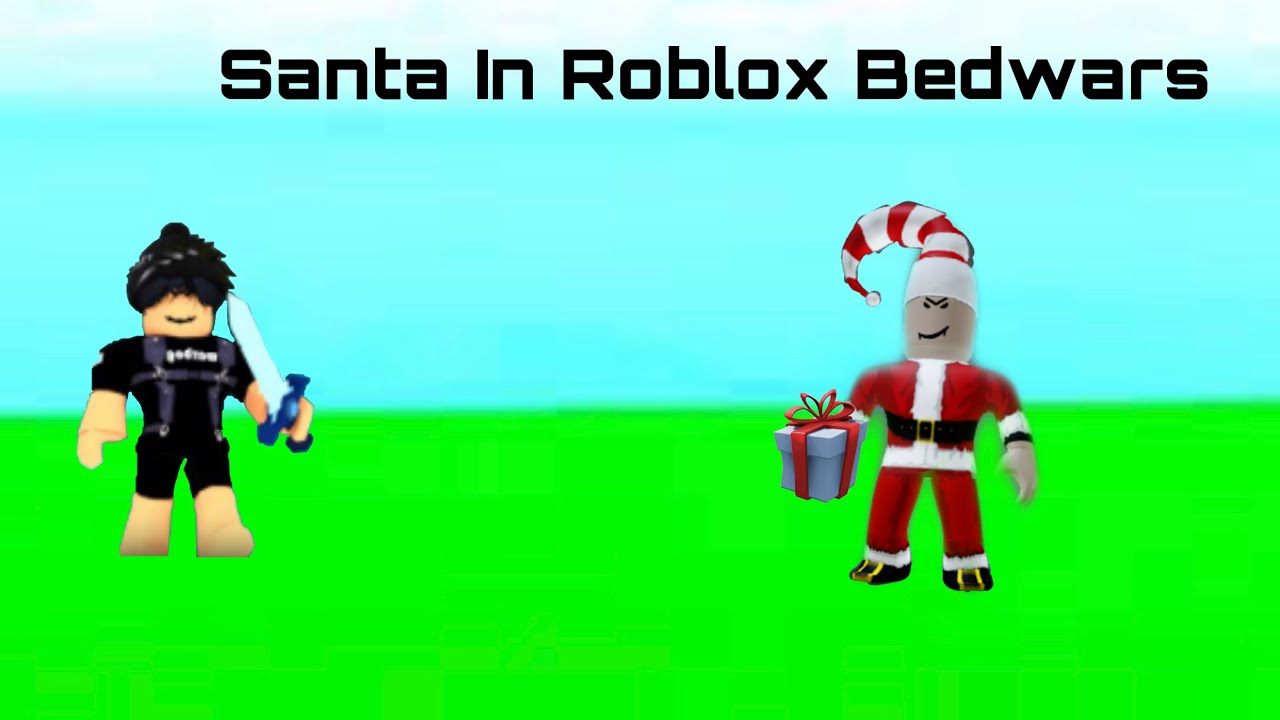 I Spotted Santa In Roblox Bedwars - YouTube