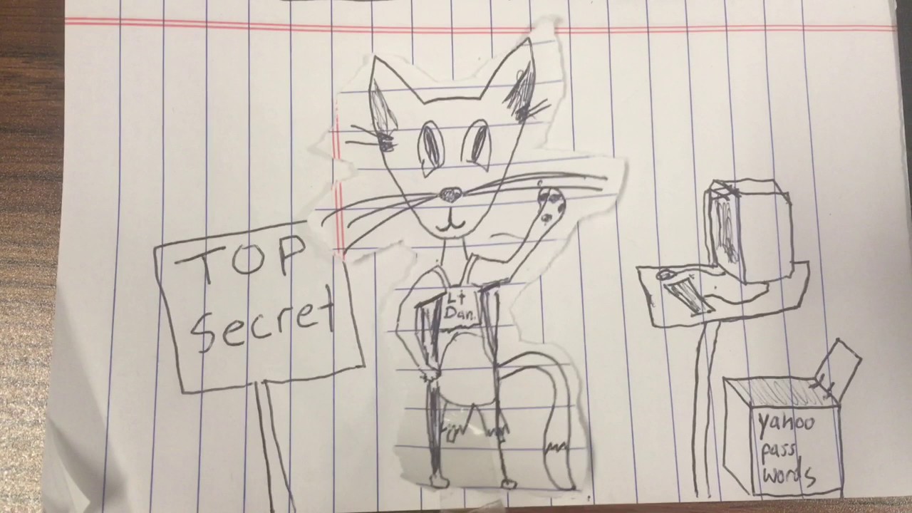Lieutenant Dan's Cat Hacks Into Yahoo - YouTube