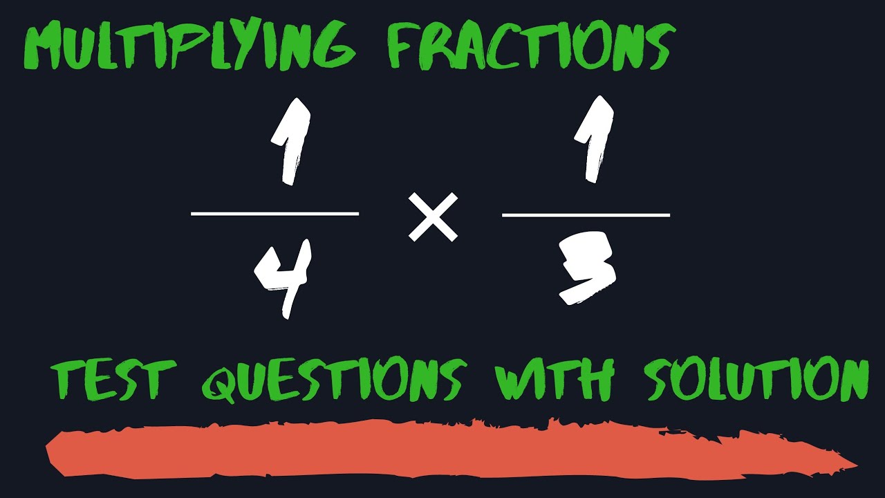 Multiplying Fractions - Test questions with answer - Civil Service Exam ...