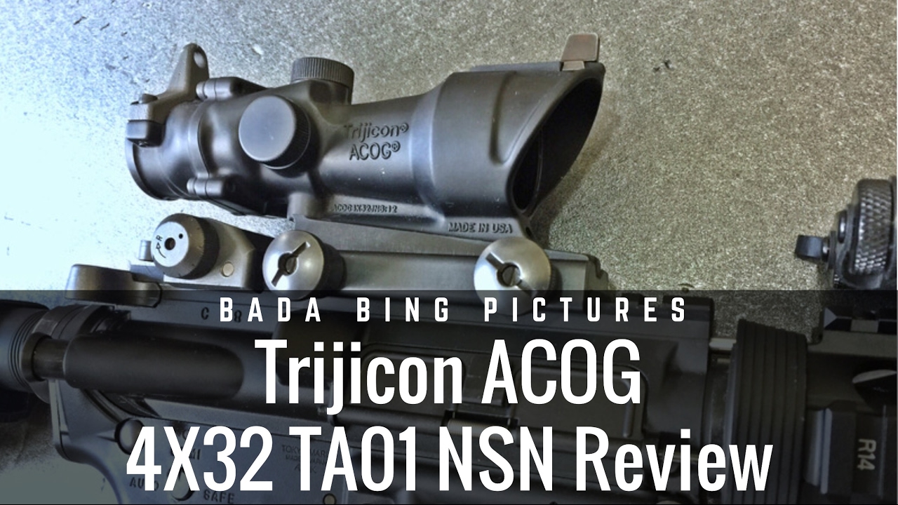 Trijicon ACOG TA01NSN 4x32: The Classic Battle Sight. - YouTube