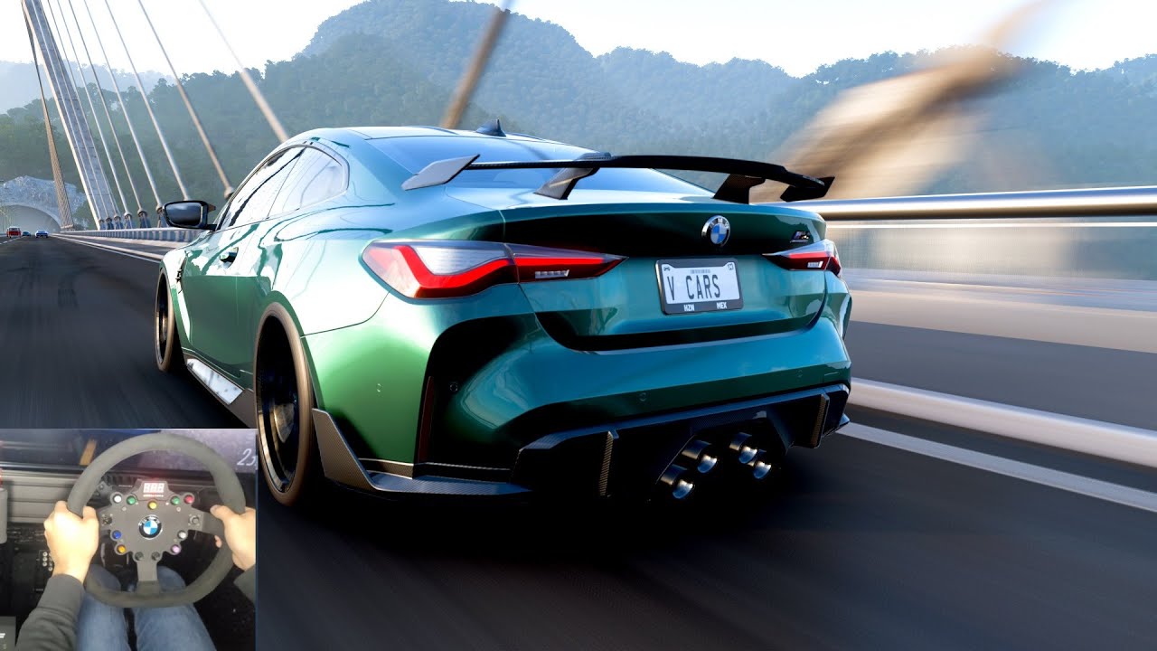 BMW M4 Competition Coupe - Forza Horizon 5 drive[Fanatec Steering Wheel ...