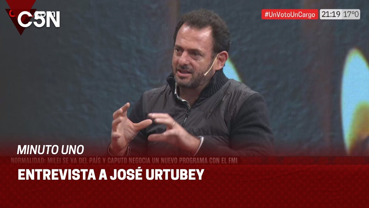 JOSÉ URTUBEY en MINUTO UNO - YouTube