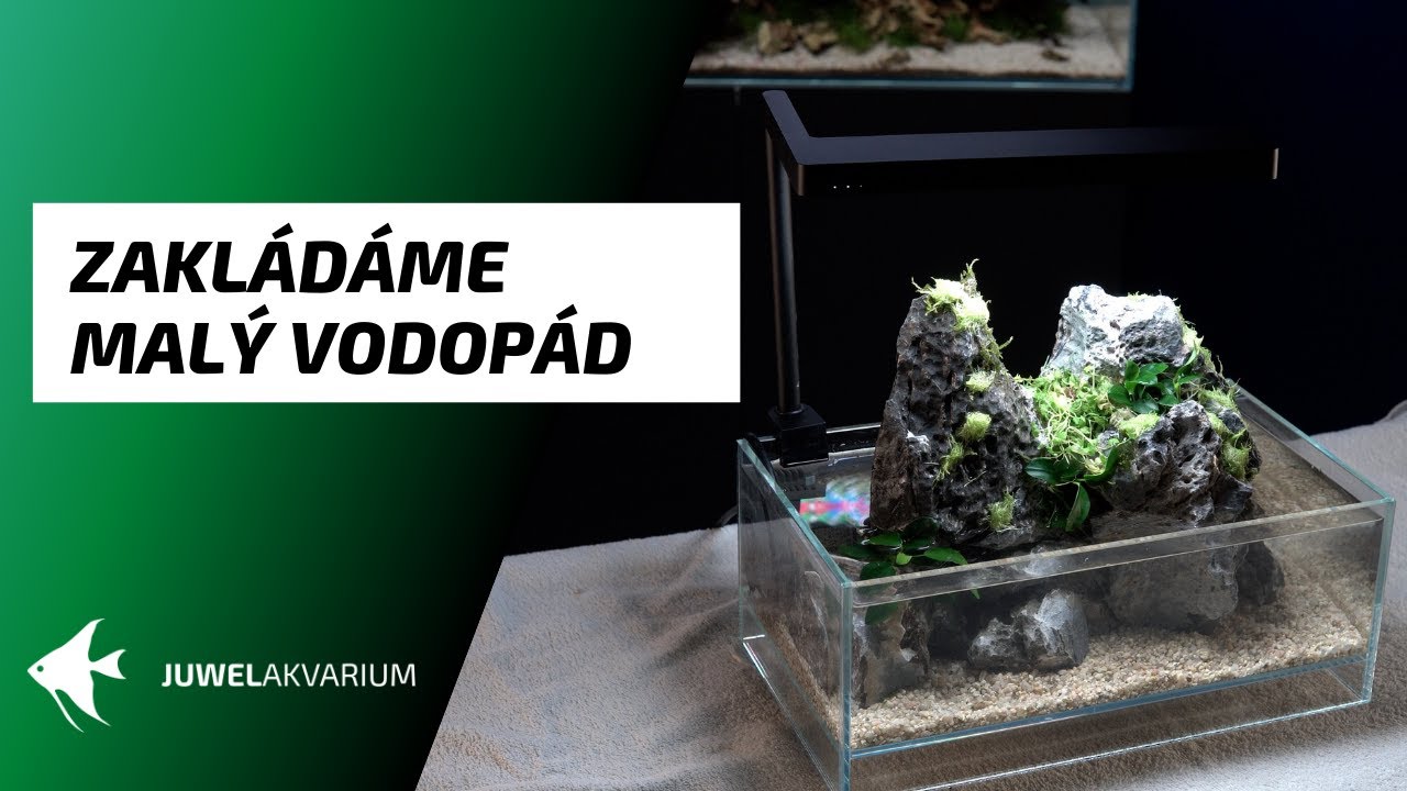 Zakládáme malý vodopád DOOA NEO Glass AIR 30x18x12 - YouTube