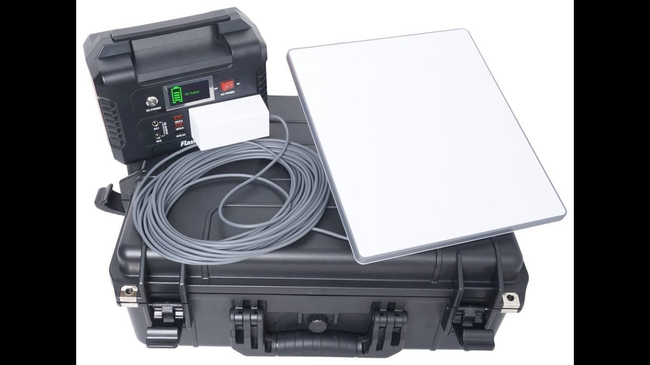 Battery Powered Starlink Mini Mobile Internet Kit Case - YouTube