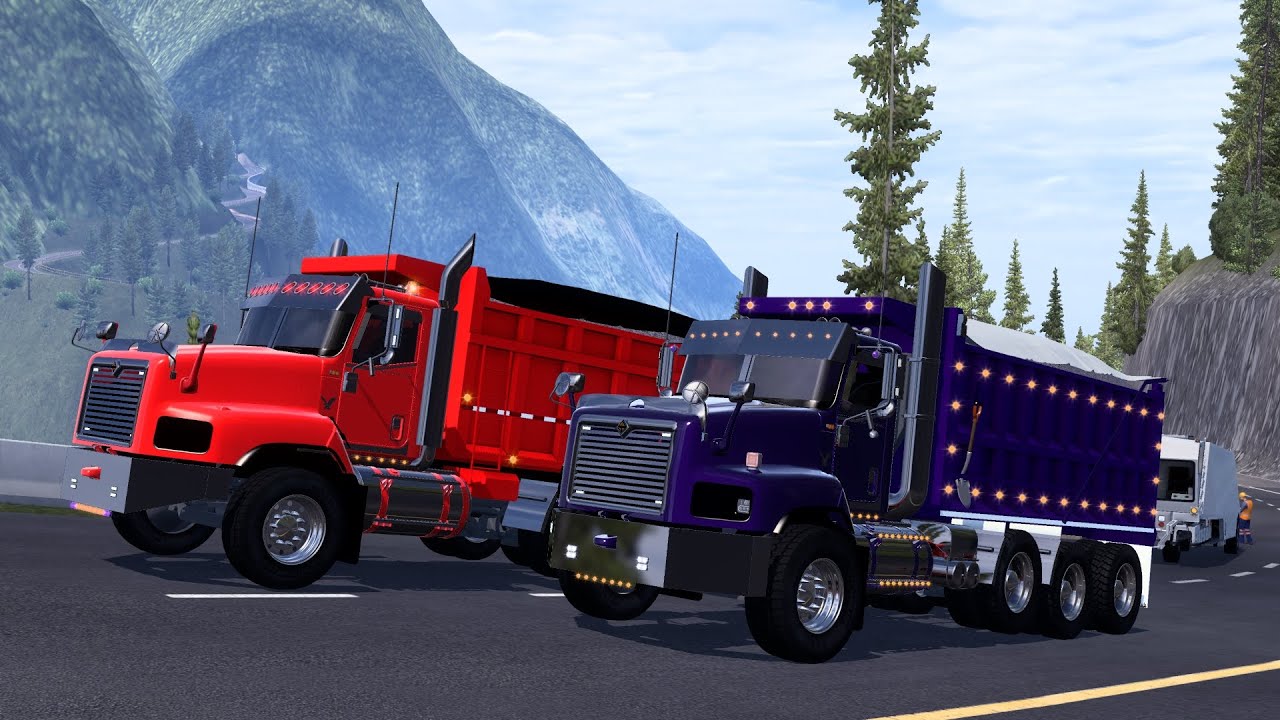 CAT VS CUMMINS - Paystar Convoy - C15 VS ISX - American Truck Simulator ...