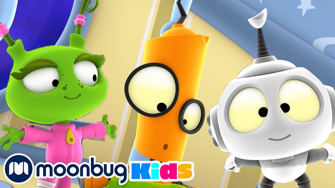 Space Camp | Rob The Robot | Robot Cartoons for Kids | Moonbug Kids - YouTube