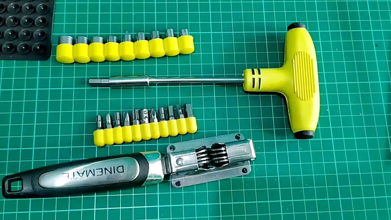 Review Obeng T dan Pengasah pisau - harga 10ribuan. - YouTube