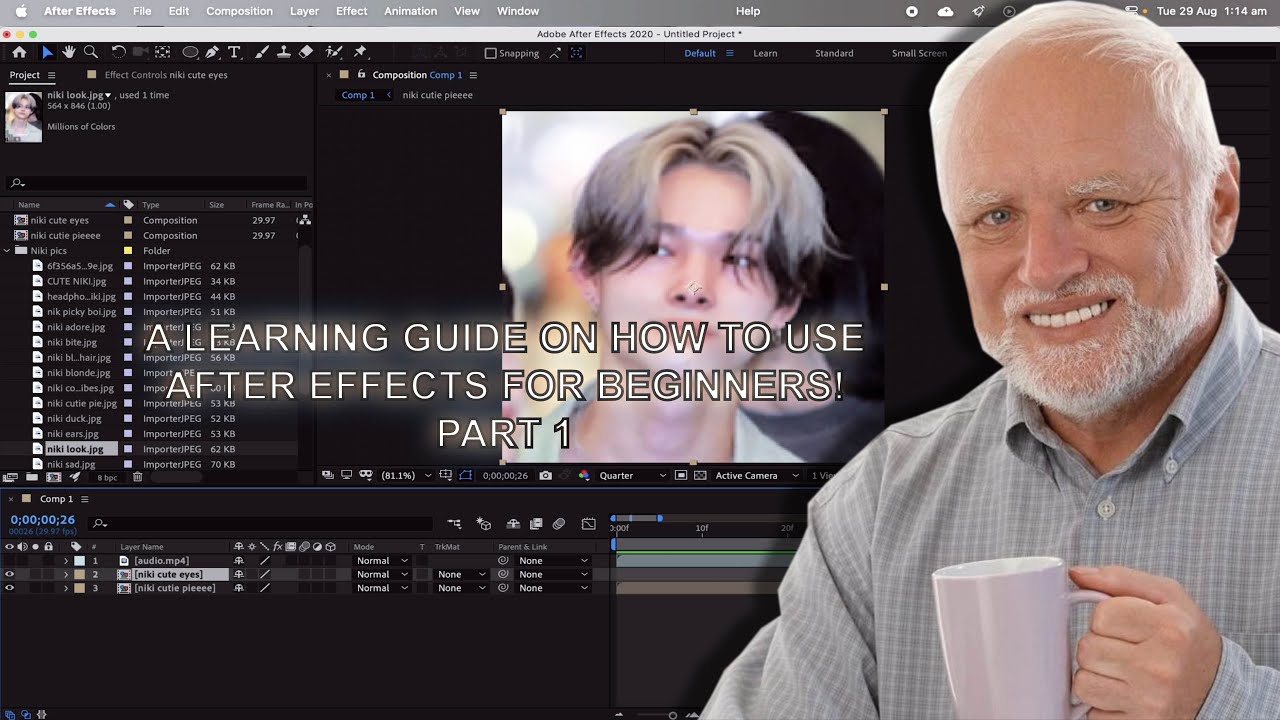 A learning guide on how to use After Effects for Beginners | Part 1 ...