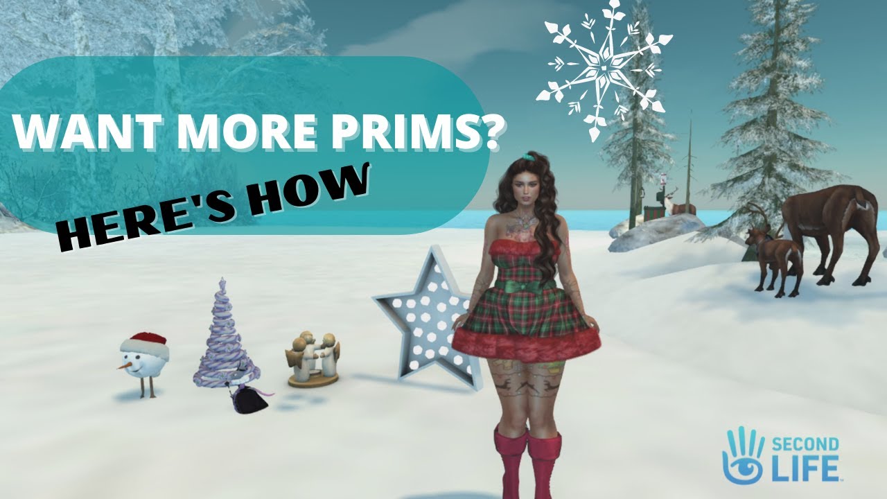 SECOND LIFE 2021 | WANT MORE PRIMS? | FIND OUT HOW - YouTube
