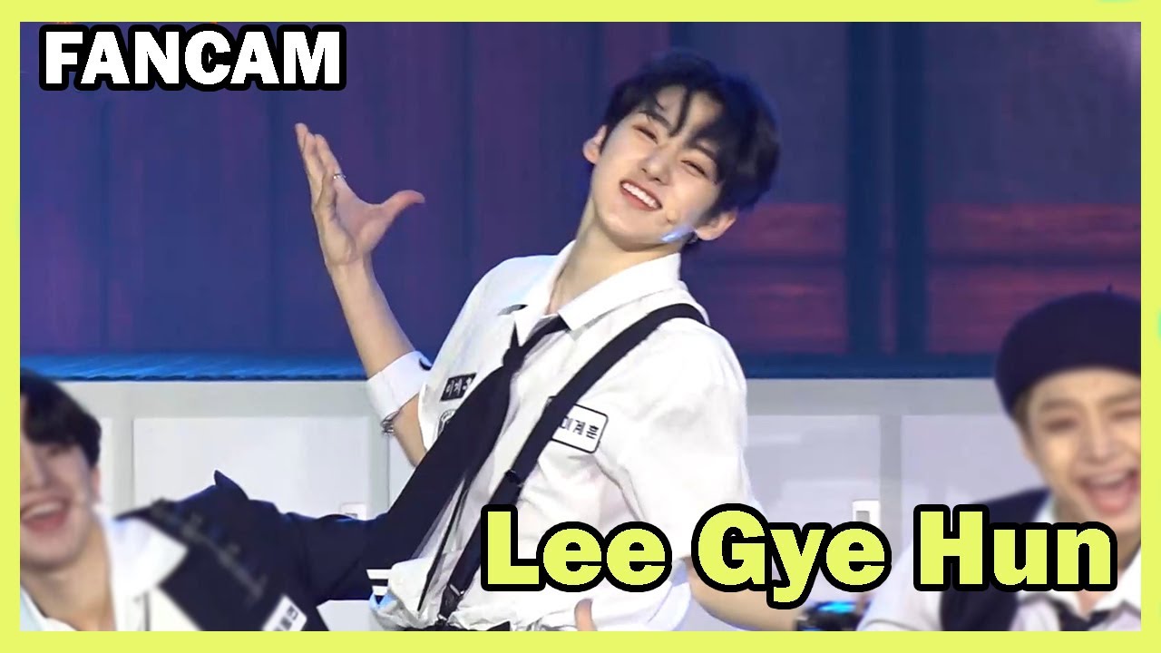 [7R Row 1 Fancam] Team JYP Lee Gye Hun - School Life - YouTube