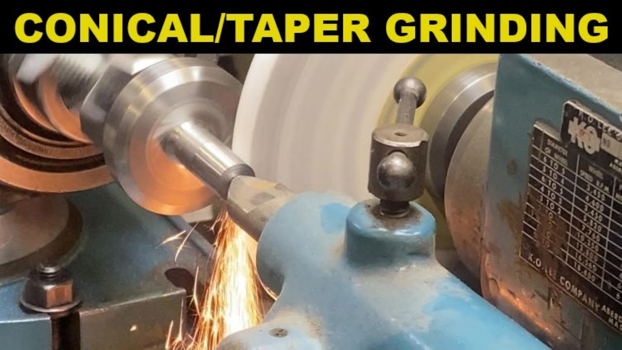 CONICAL GRINDING. FULL SET UP AND DISCUSSION - YouTube