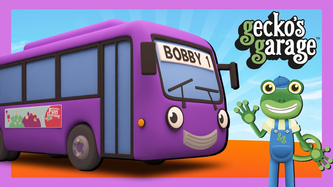 Bus Videos For Children | Gecko's Garage | Truck Cartoons - YouTube