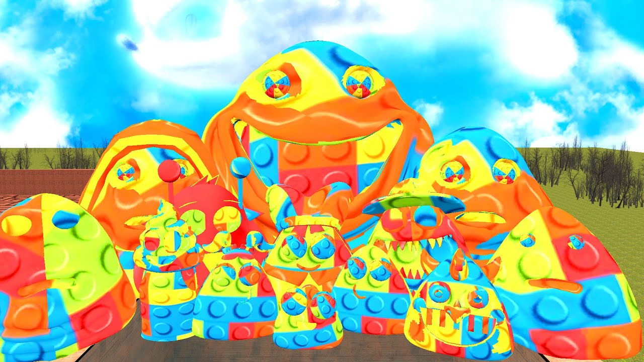 😱SPARTAN KICKING ALL NEW LEGO 3D POU BOU'S REVENGE in BIG MAZE in Garry ...