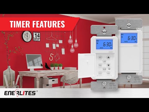 Convenient Programmable Timer Switch | Enerlites HET01-H1 - YouTube