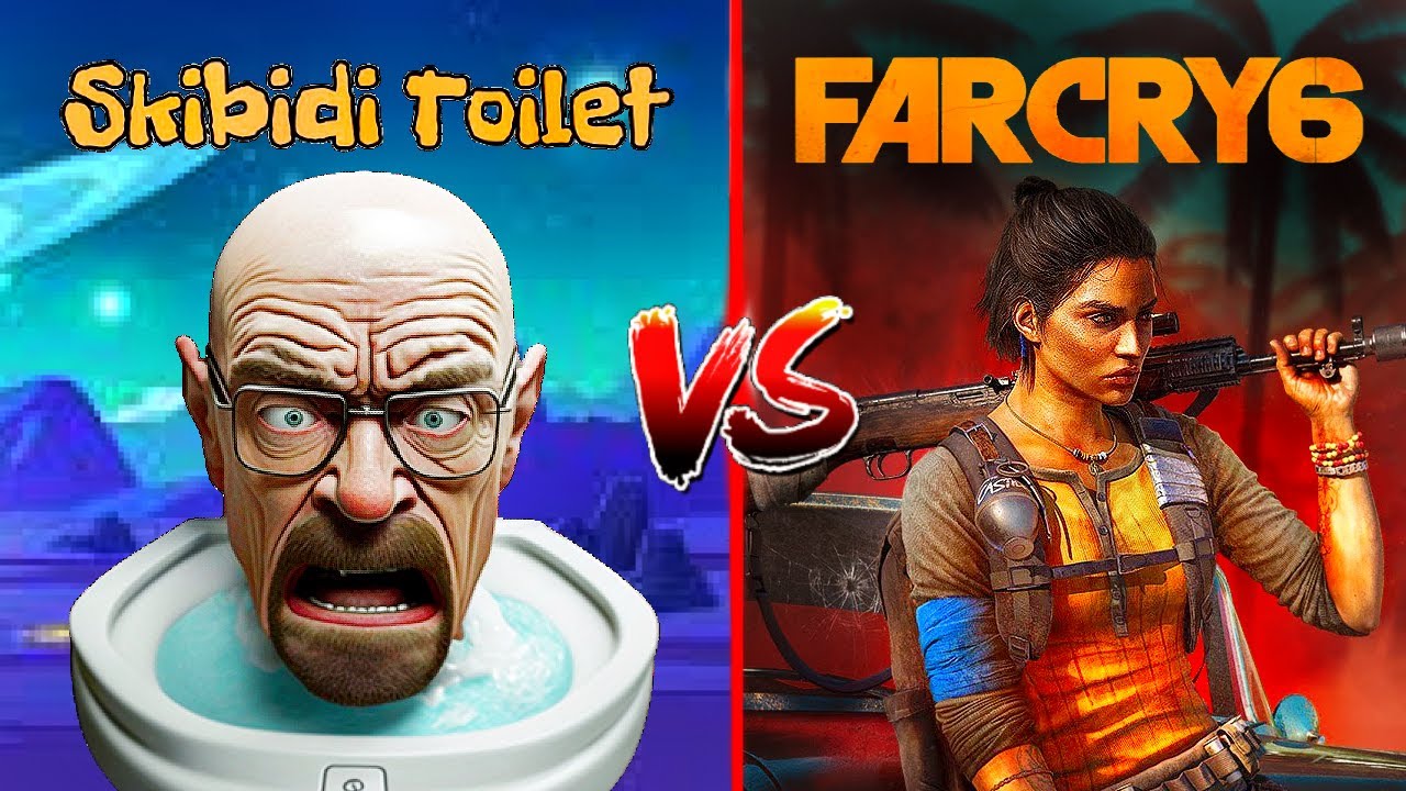 Skibidi toilet action vs Far cry 6 action - YouTube