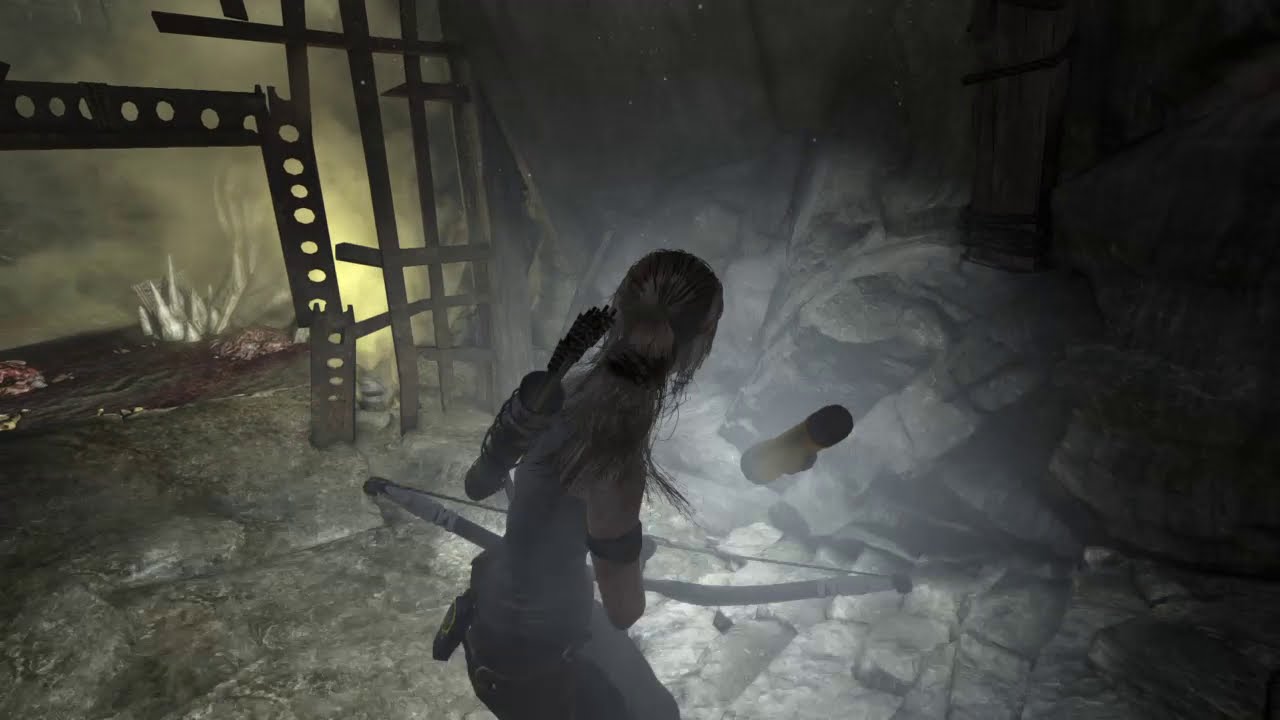 Floating flashlight in Tomb Raider Definitive Edition - YouTube