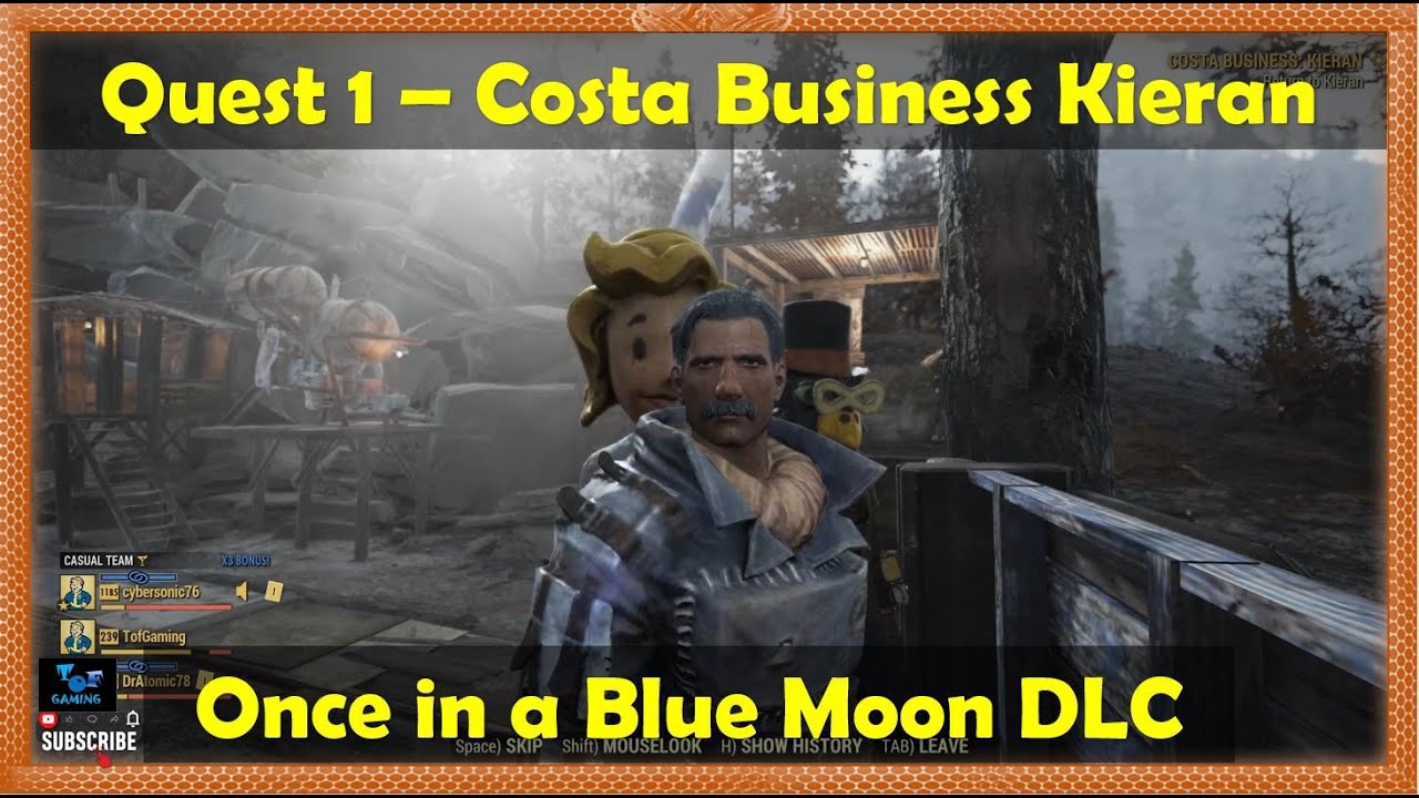 Fallout 76 Once in a Blue Moon DLC - Costa Business Kieran Full ...