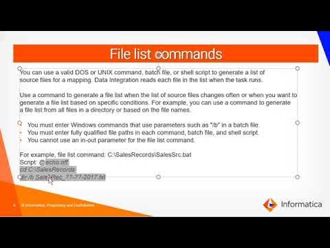 File List Demo IICS - YouTube