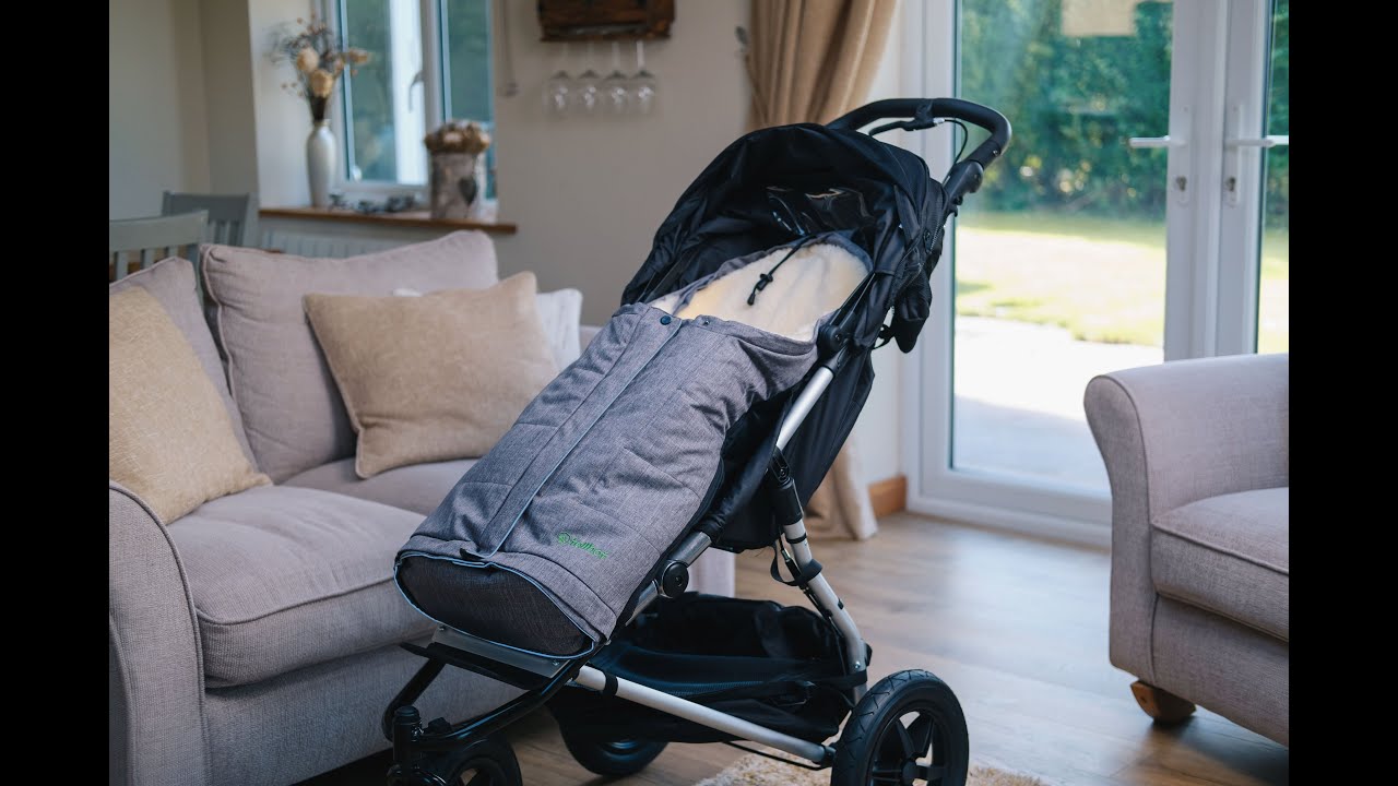 Fellhof Flex Sheepskin Footmuff | Baa Baby - YouTube