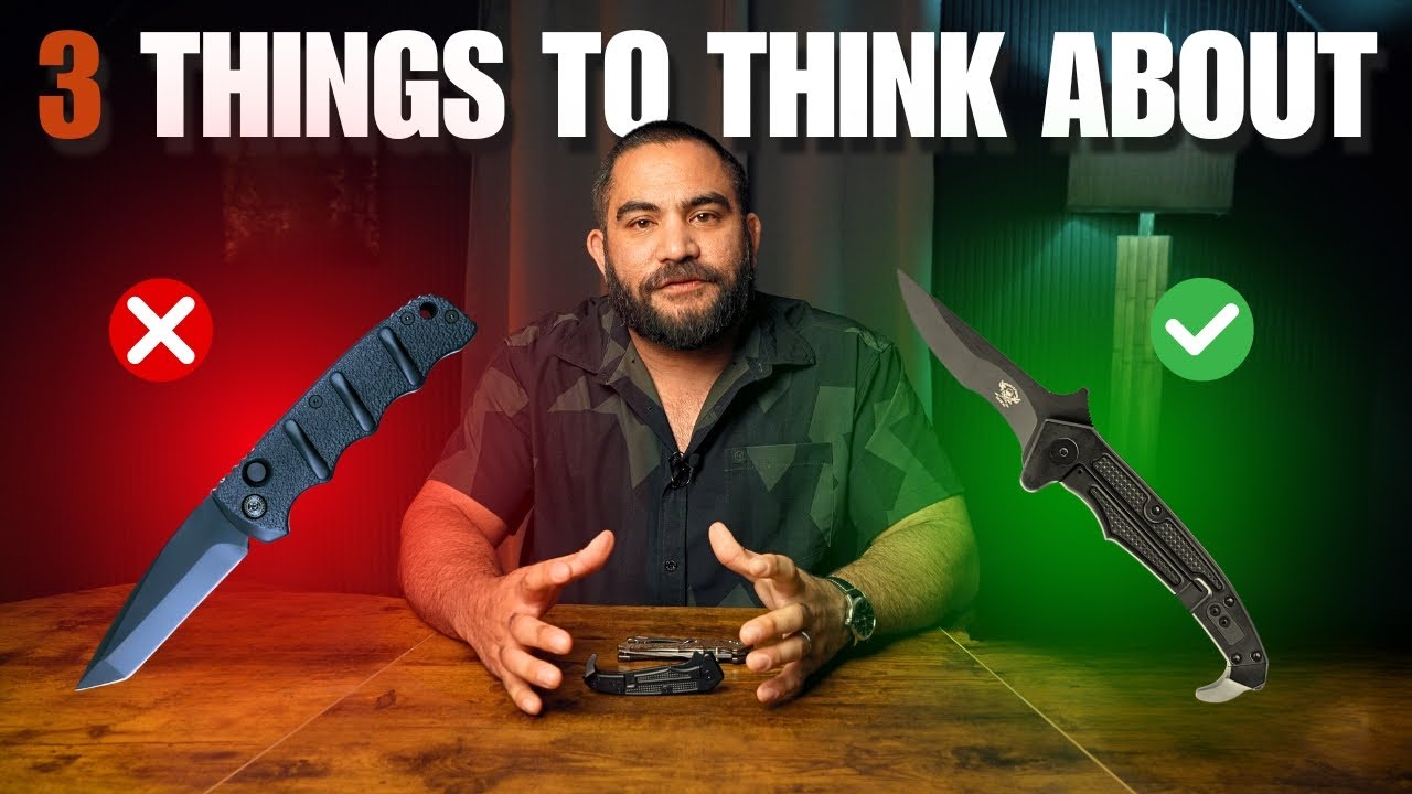 Choosing an EDC Self-Defense Knife: The 3 Key Criteria - YouTube