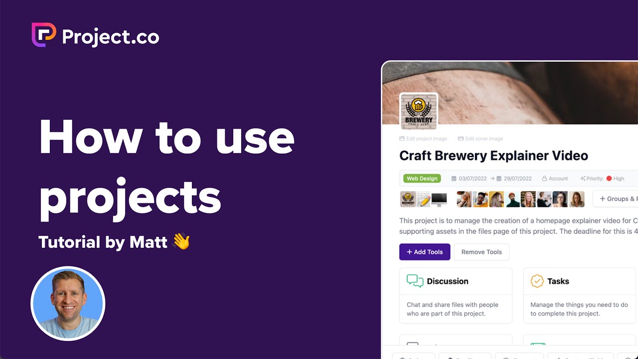 How to Use Projects in Project co - YouTube