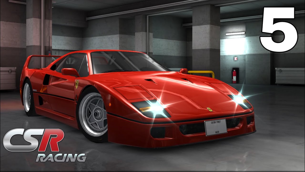 CSR Racing World Tour Part 5 (FERRARI F40) + COMMENTARY INCLUDED Italy ...