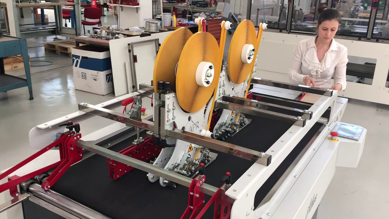 Double sided tape machine and Envelopes maker machine - YouTube