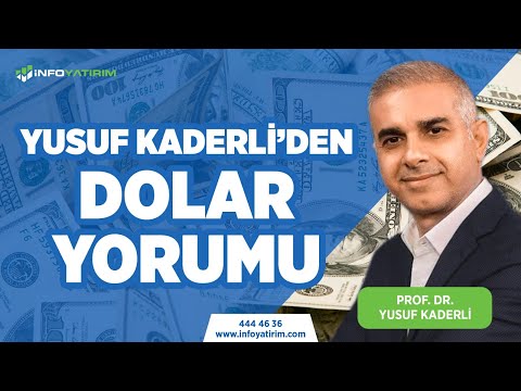 Prof. Dr. Yusuf Kaderli'den Dolar Yorumu l İnfo Yatırım