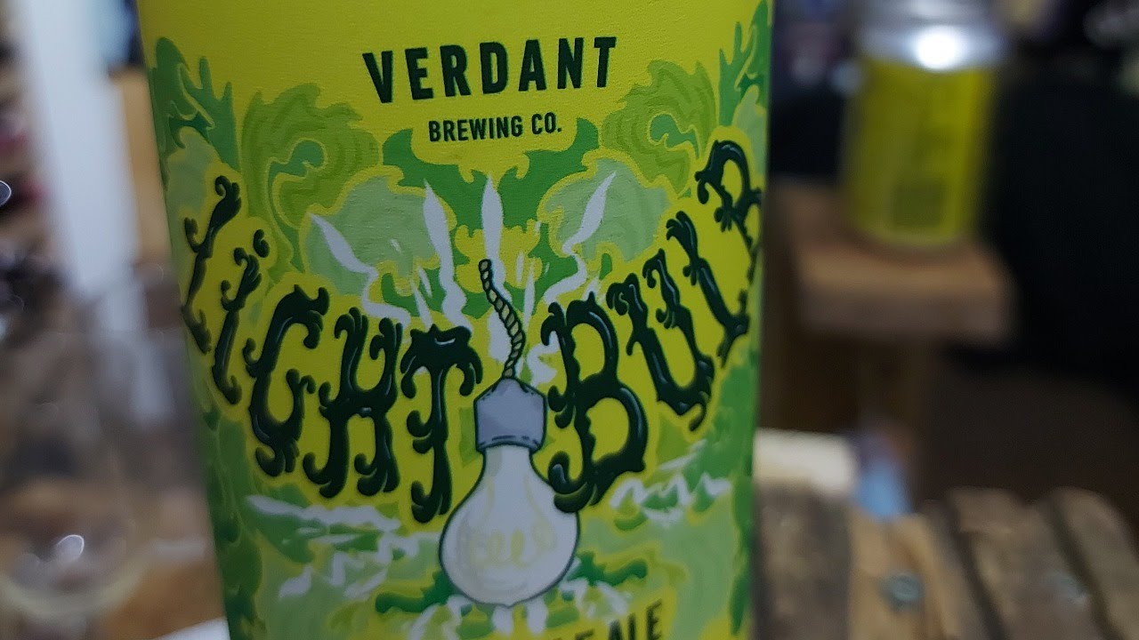 Verdant Lightbulb Extra Pale Ale - Craft Beer Review #2527 - YouTube
