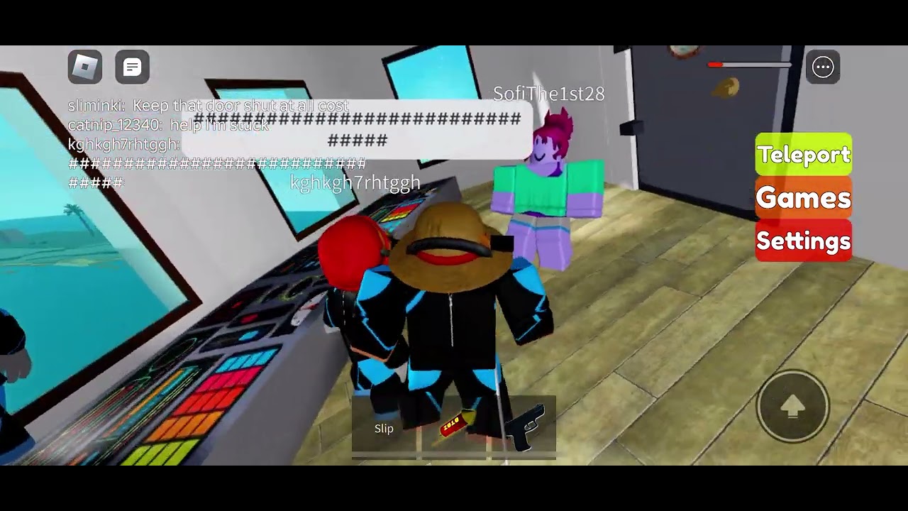 Sinking boat game in Roblox made by groovy dominoes - YouTube