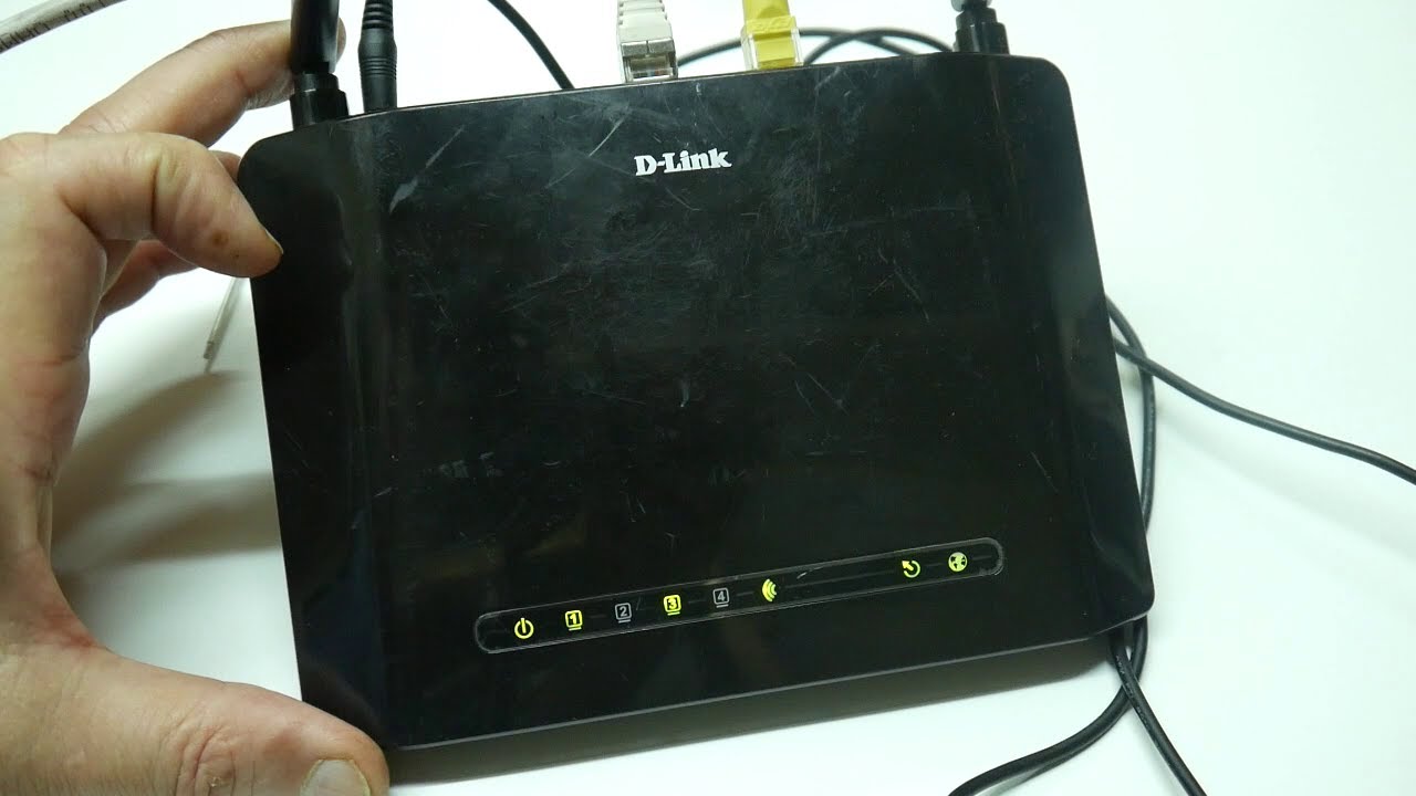 Dlink DSL-2740B access point اعدادات روتور - YouTube