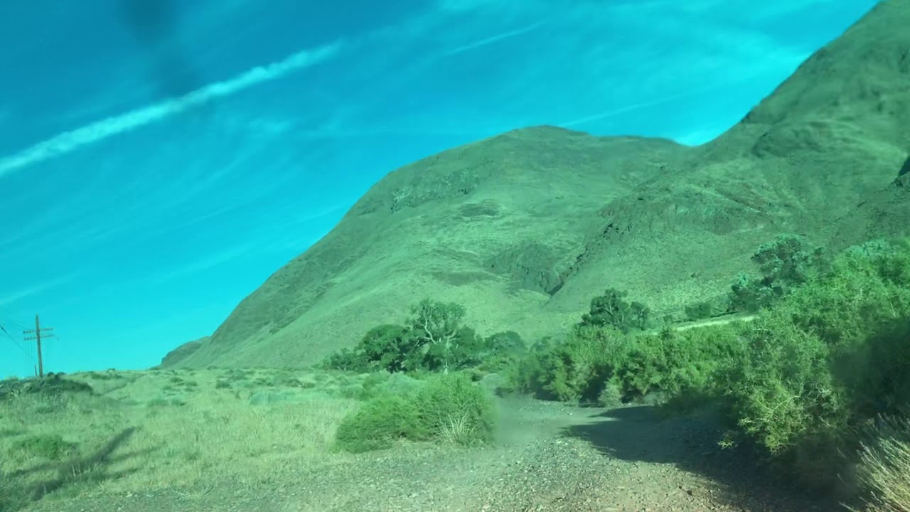 Driving along the river - YouTube