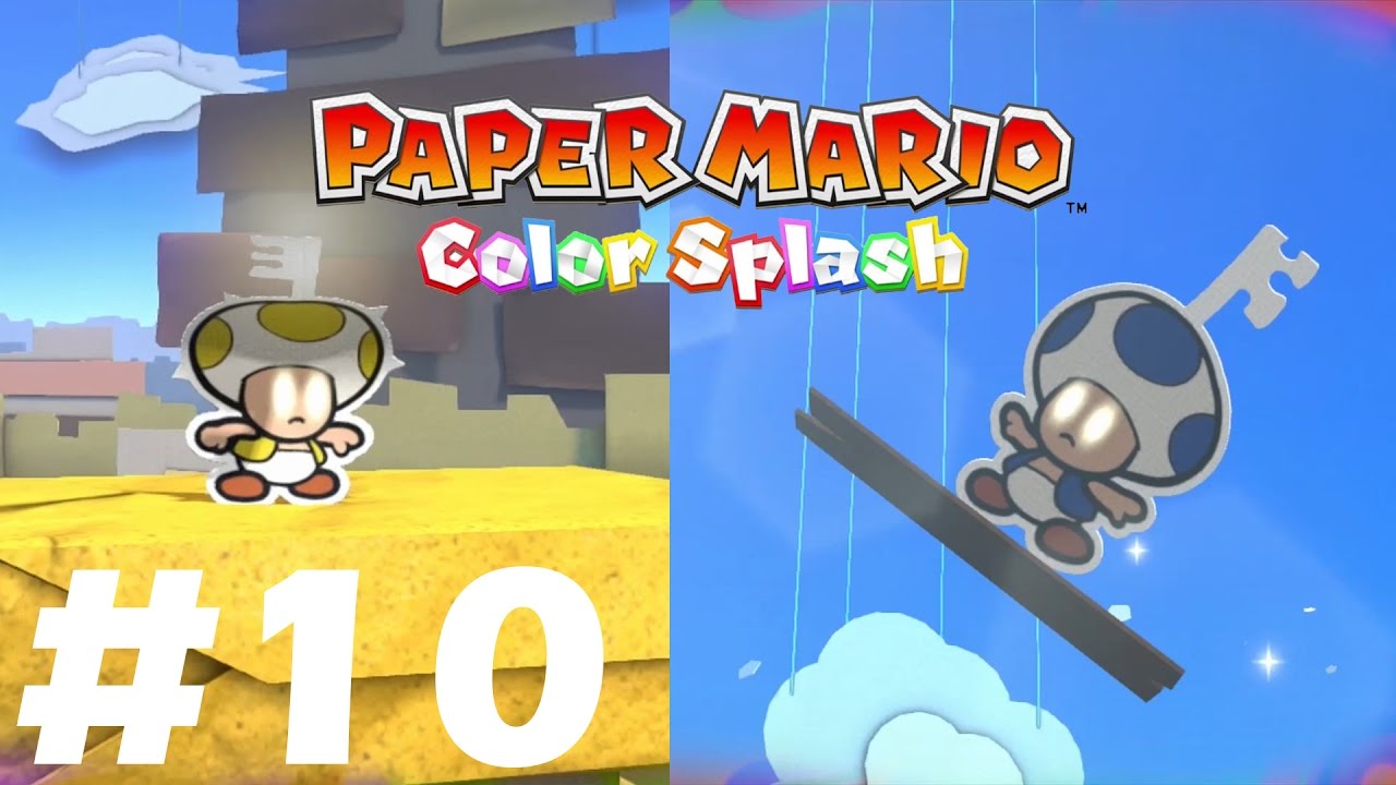 Paper Mario Color Splash - #10 - Chosen Toads - YouTube