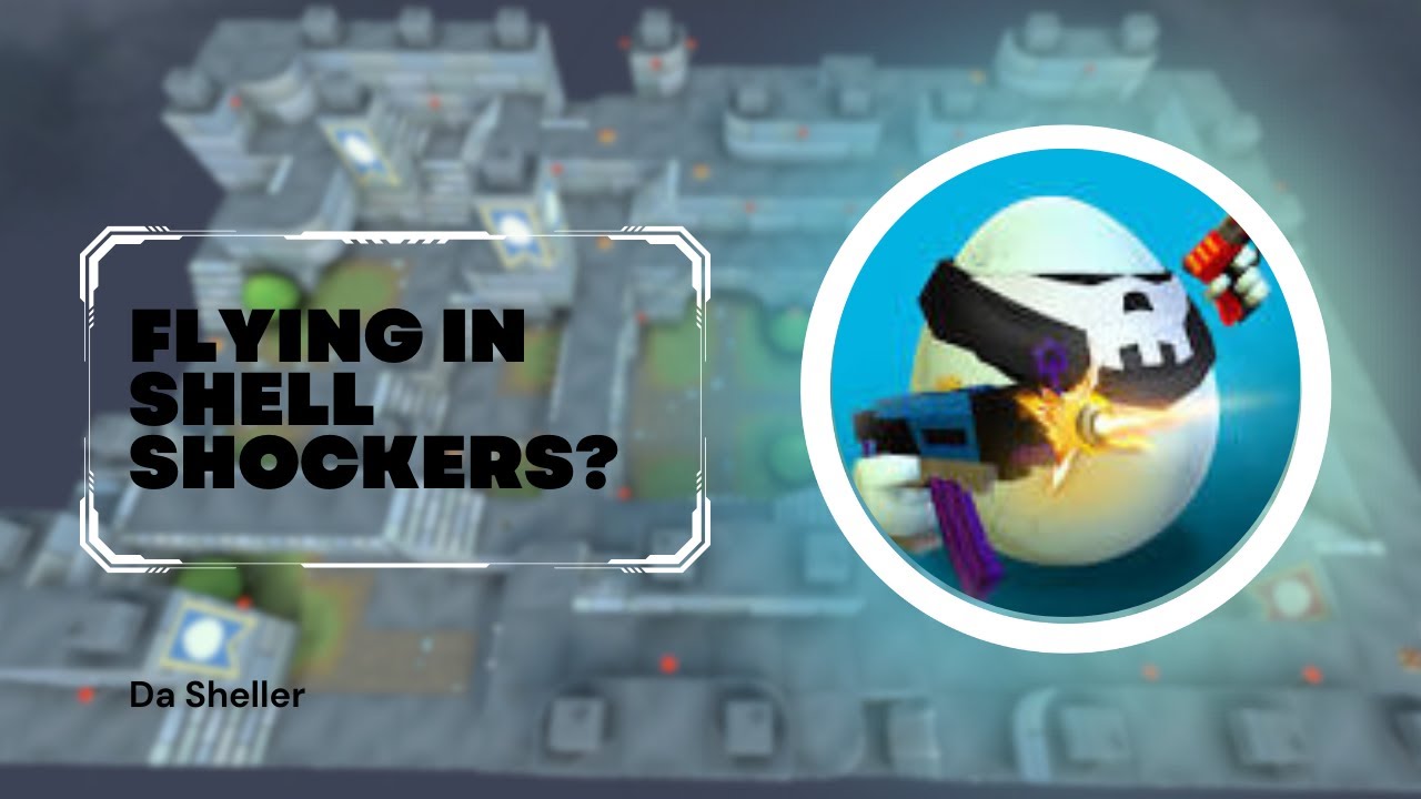 How to fly in sky or fall-out on Shell Shockers Dirt Map #gameglitch ...