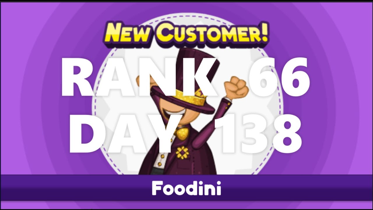 Papa's Pizzeria To Go! - Rank 66 Foodini - YouTube