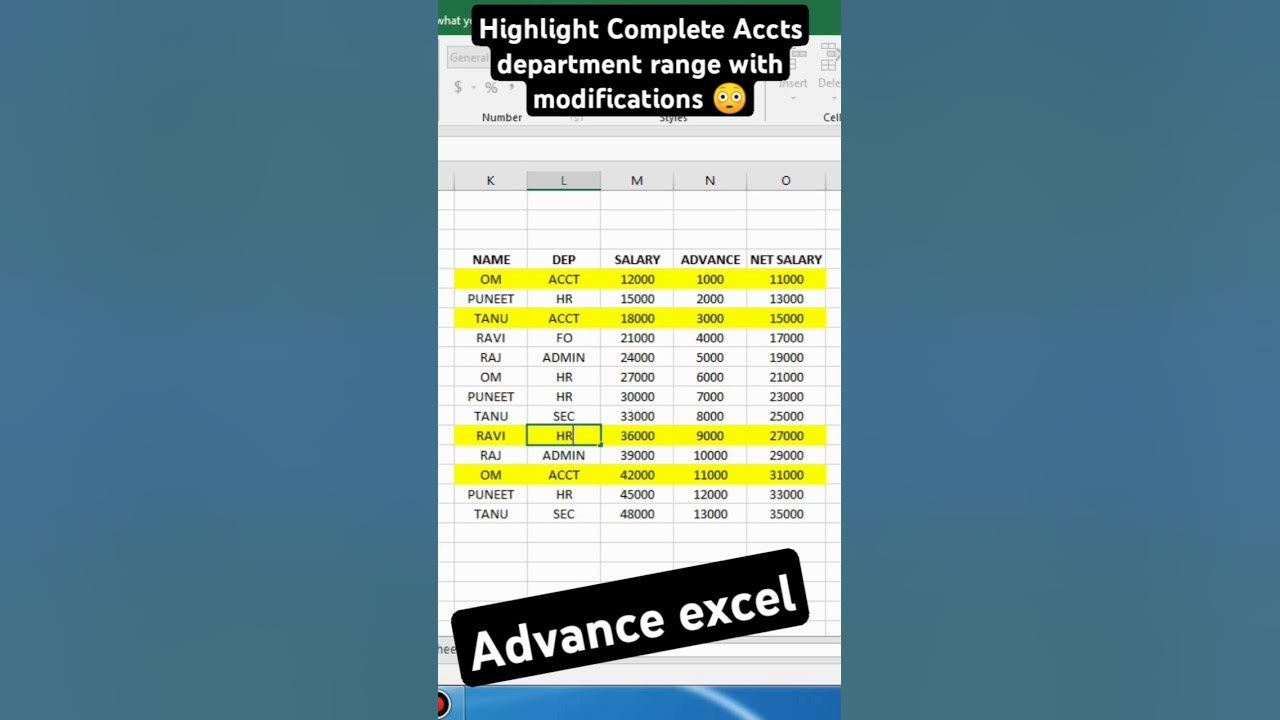 Advance Excel Excel Youtube Trending Viralvideo Reels Youtube