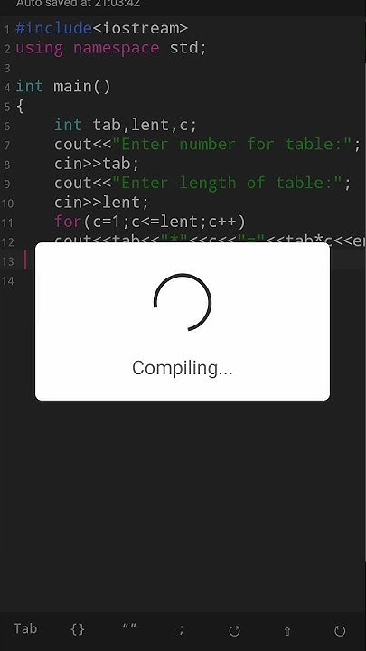 C++ program To Print Table Any Number #shorts - YouTube
